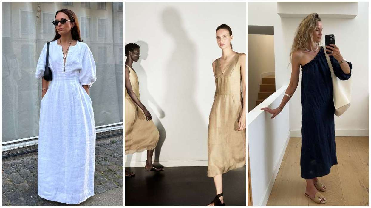 Los vestidos de lino perfectos para ir al trabajo este verano: cómodos, bonitos y favorecedores ...
