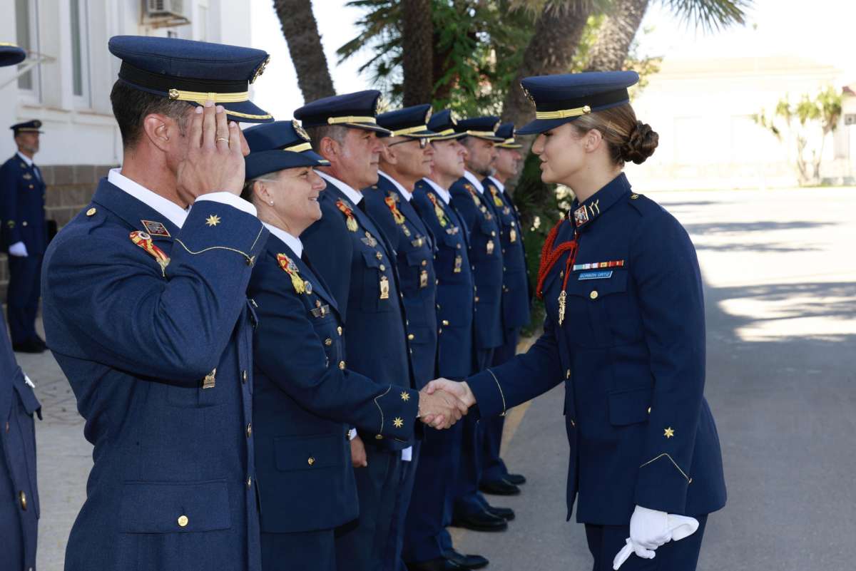 La princesa Leonor ingresa en la Academia del Aire para su último año de formación militar ...