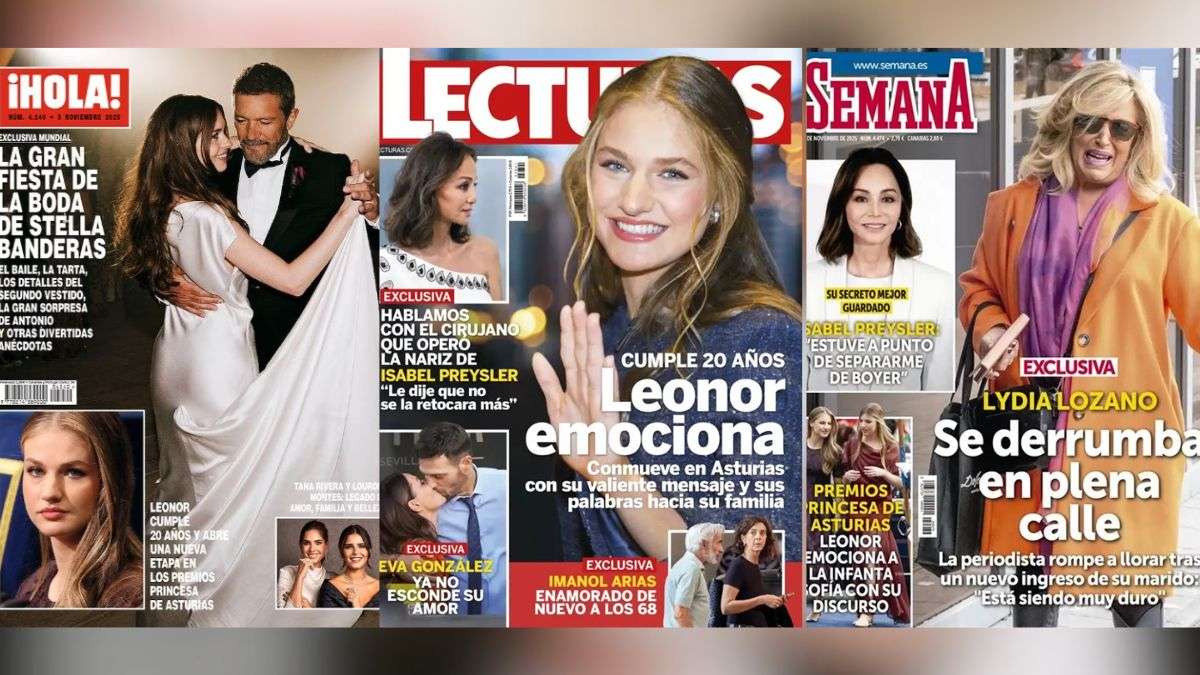 Revistas del corazón: Imanol Arias y su novia, Leonor, Lydia Lozano ...