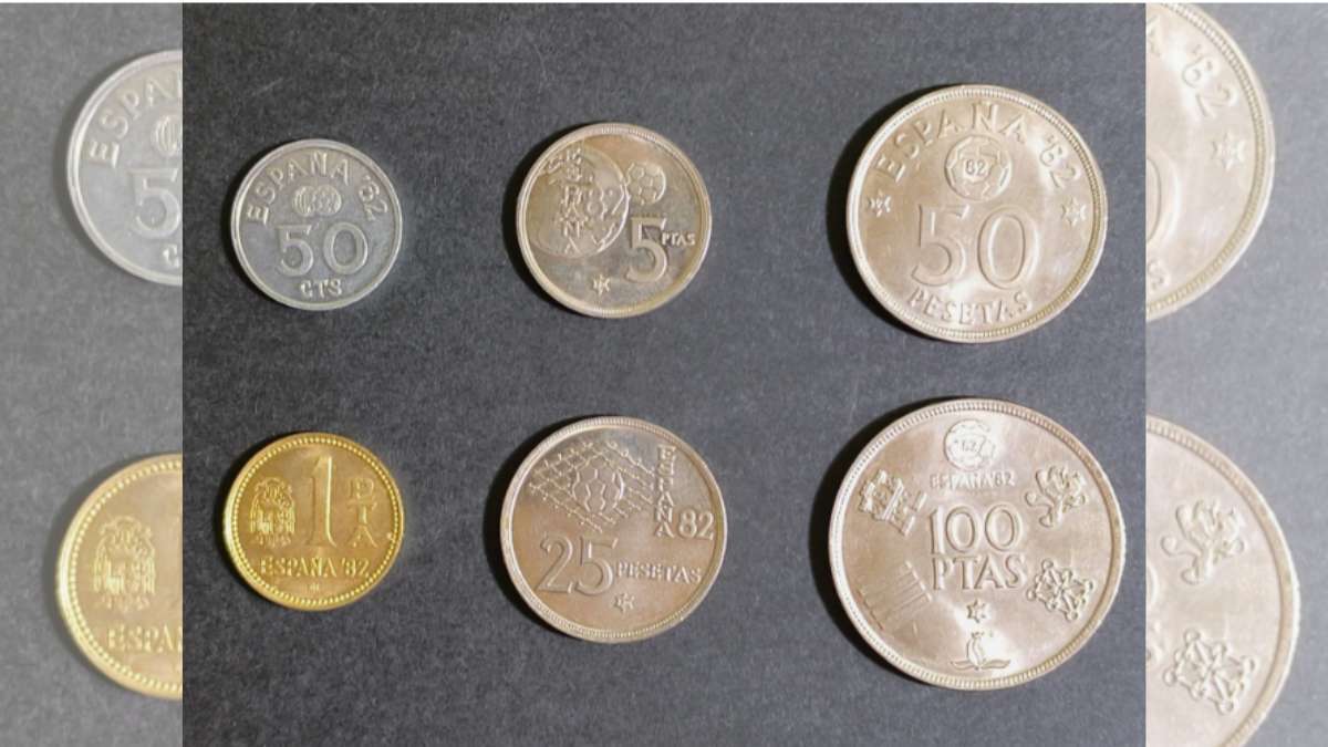 Una moneda de 100 pesetas del Mundial del 82 ahora puede valer 400 ...